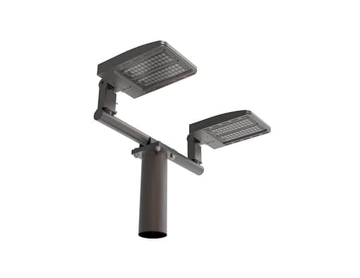 35 ft. Aluminum Light Pole. Designed for 2 Led Fixtures with slip fitters