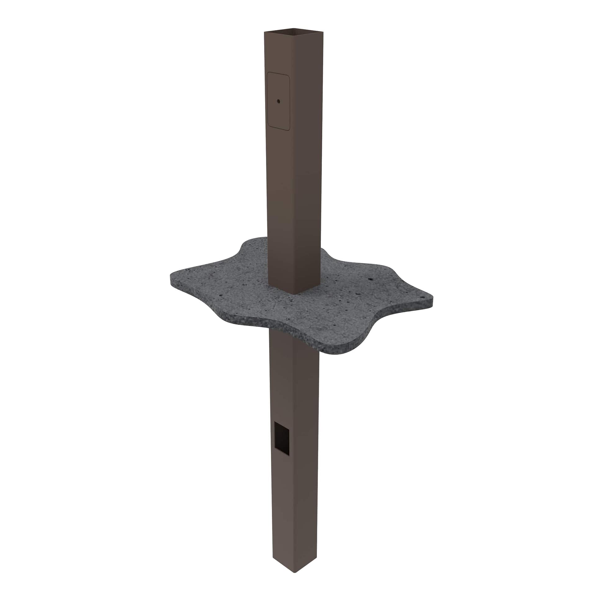 15 ft Square Direct Buried Steel Light Pole: High-quality and Durable